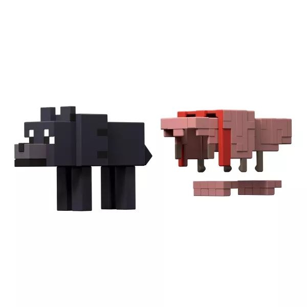 Minecraft: Craft-A-Block figura - Armored Wolf - eMAG.hu