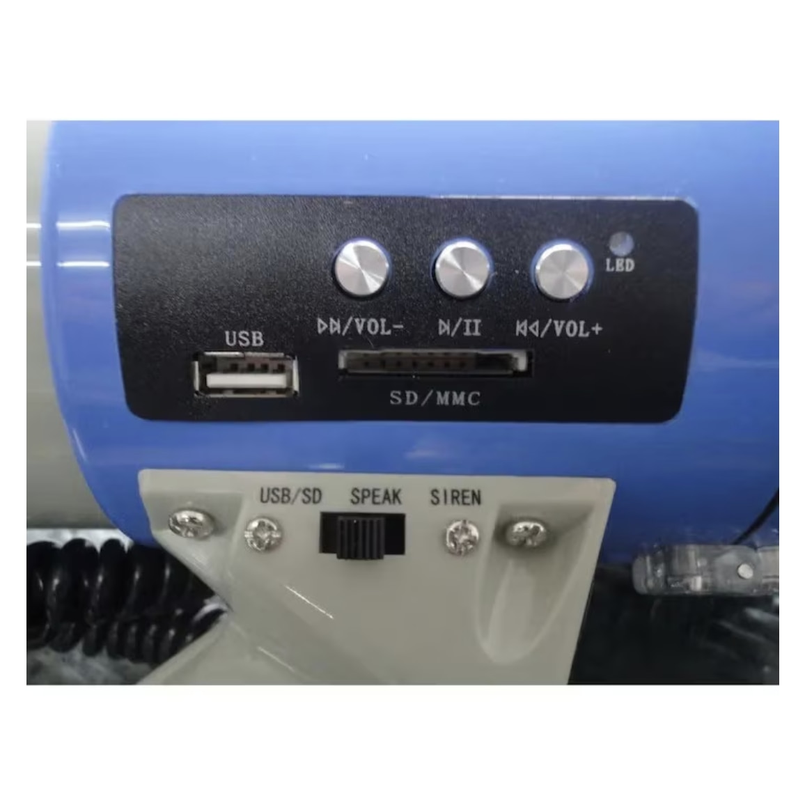 Hangszóró, Megafon, szirénával, USB, MP3, 50W, JRH - eMAG.hu