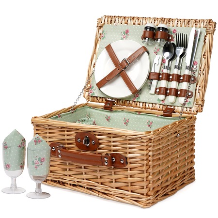 Cos De Picnic Din Rachita Pentru 2 Persoane, Seturi De Cosuri Din ...