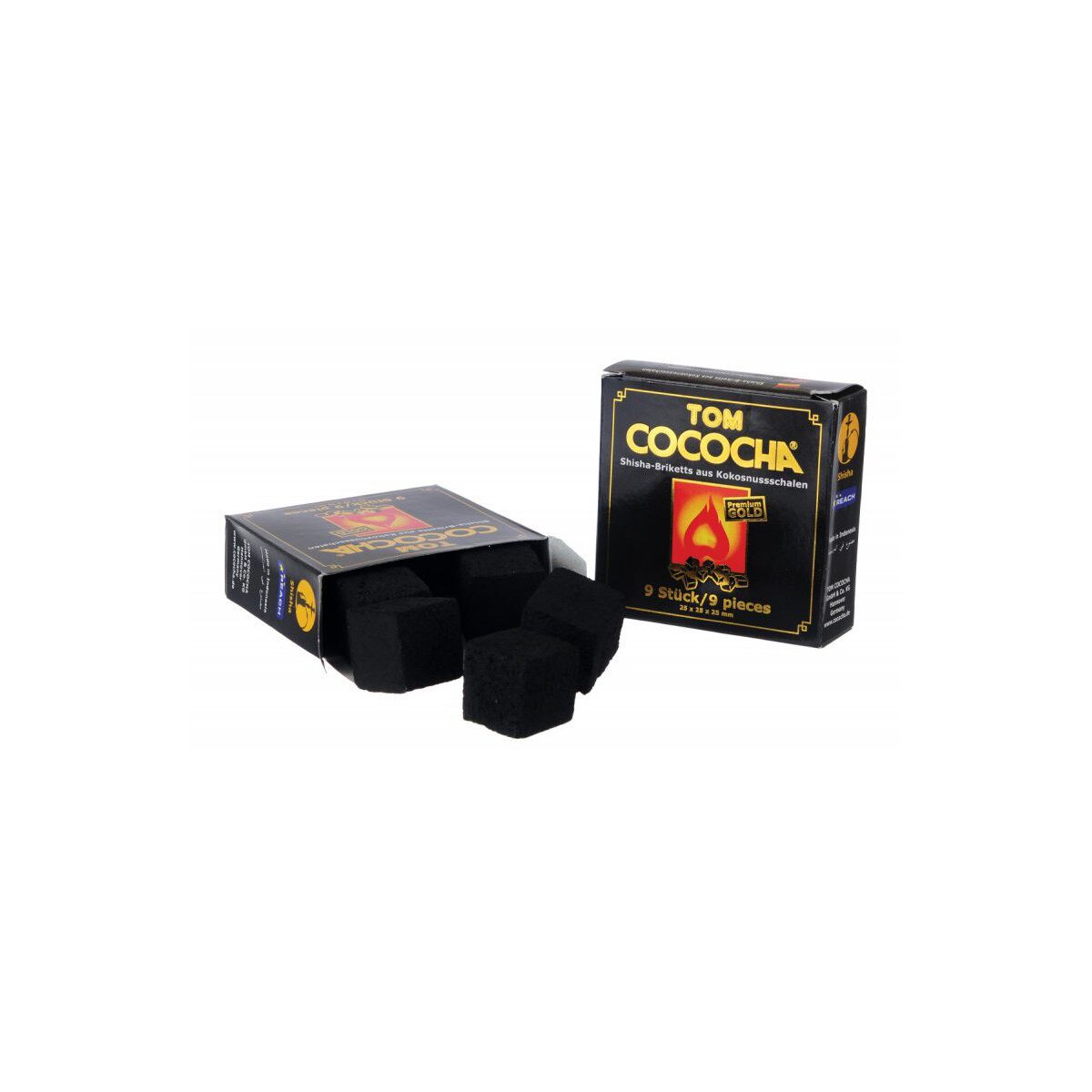 Carbuni narghilea - Tom Cococha Premium GOLD (25 mm) - eMAG.ro