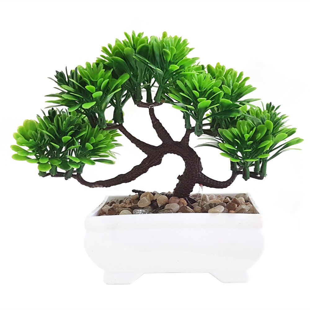 Flori artificiale in ghiveci Accent 120708-1, Bonsai copac, Verde, 15 ...