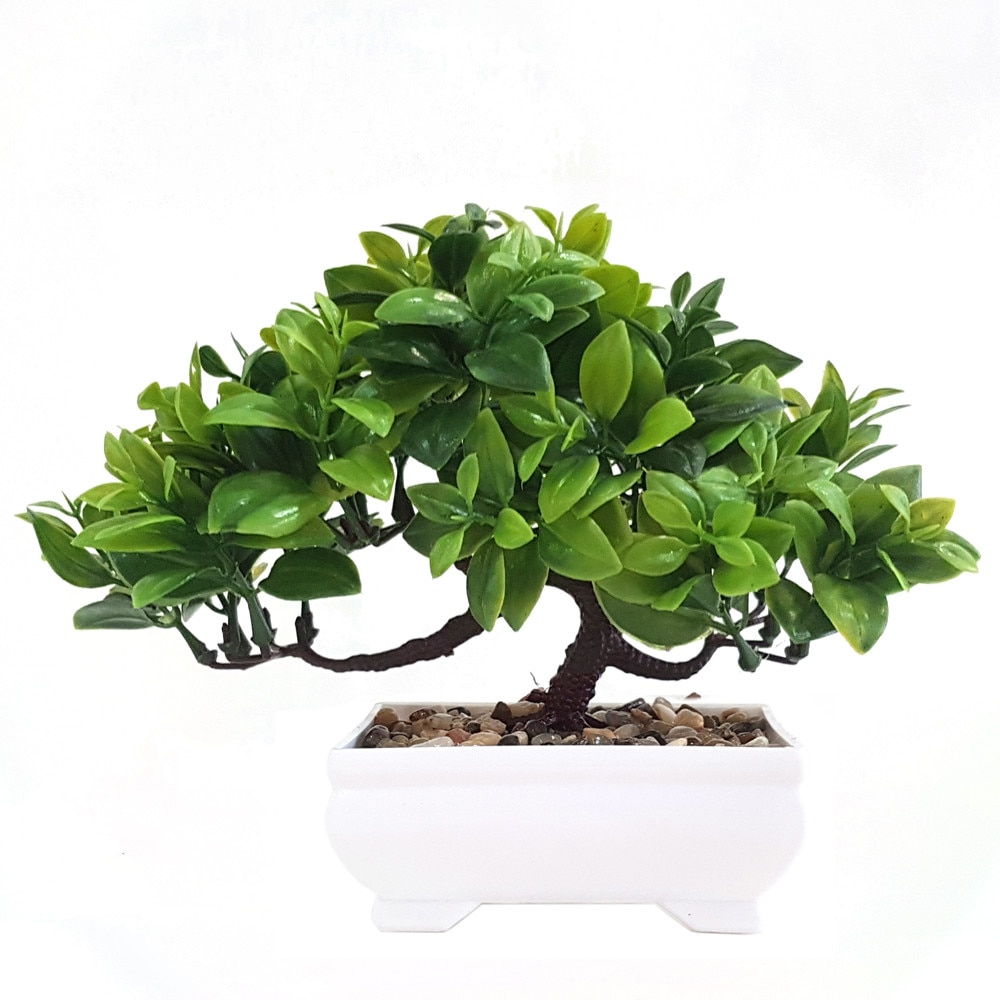 Flori artificiale in ghiveci Accent 120708-4, Bonsai copac, Verde, 15 ...