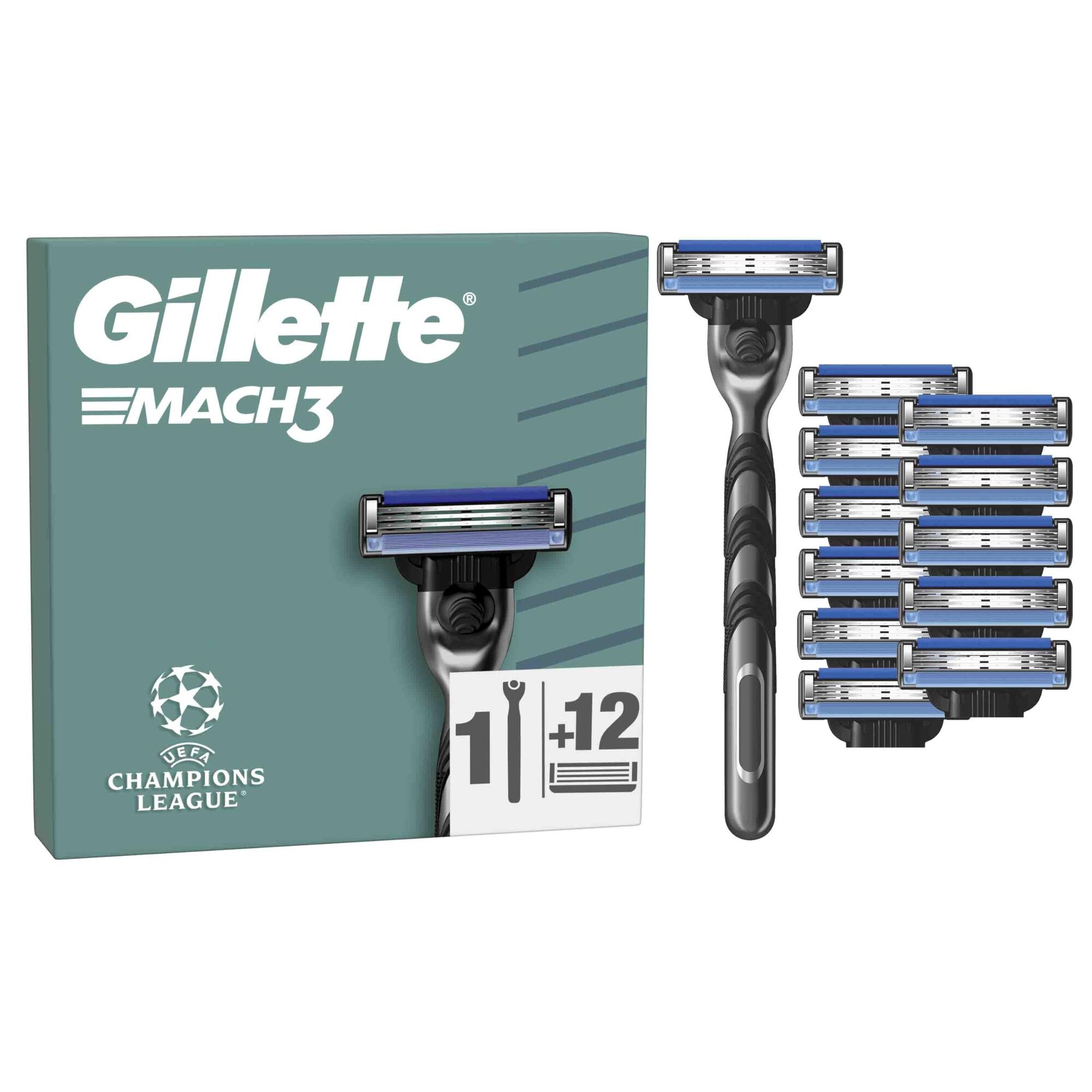 Самобръсначка Gillette Mach3 Basic за мъже — включва 1 мокра ...