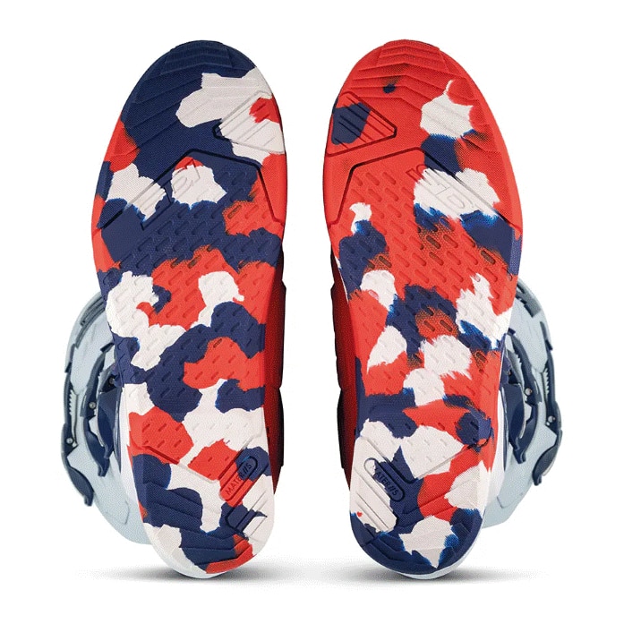 Cizme motocross SIDI CROSSAIR X ALB/NAVY/RED, 42 - eMAG.ro