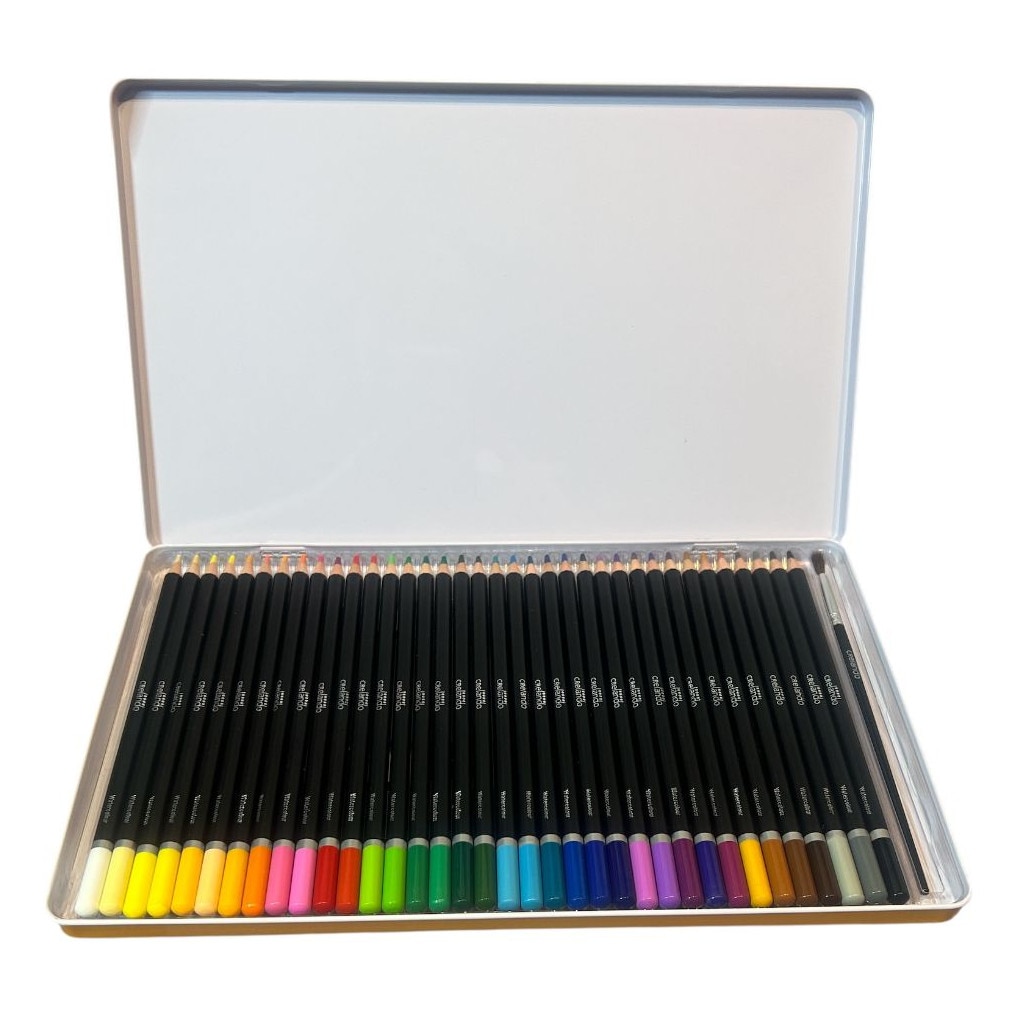 Set Creioane Acuarela Crelando Premium, 37 piese, 36 creioane + 1 ...