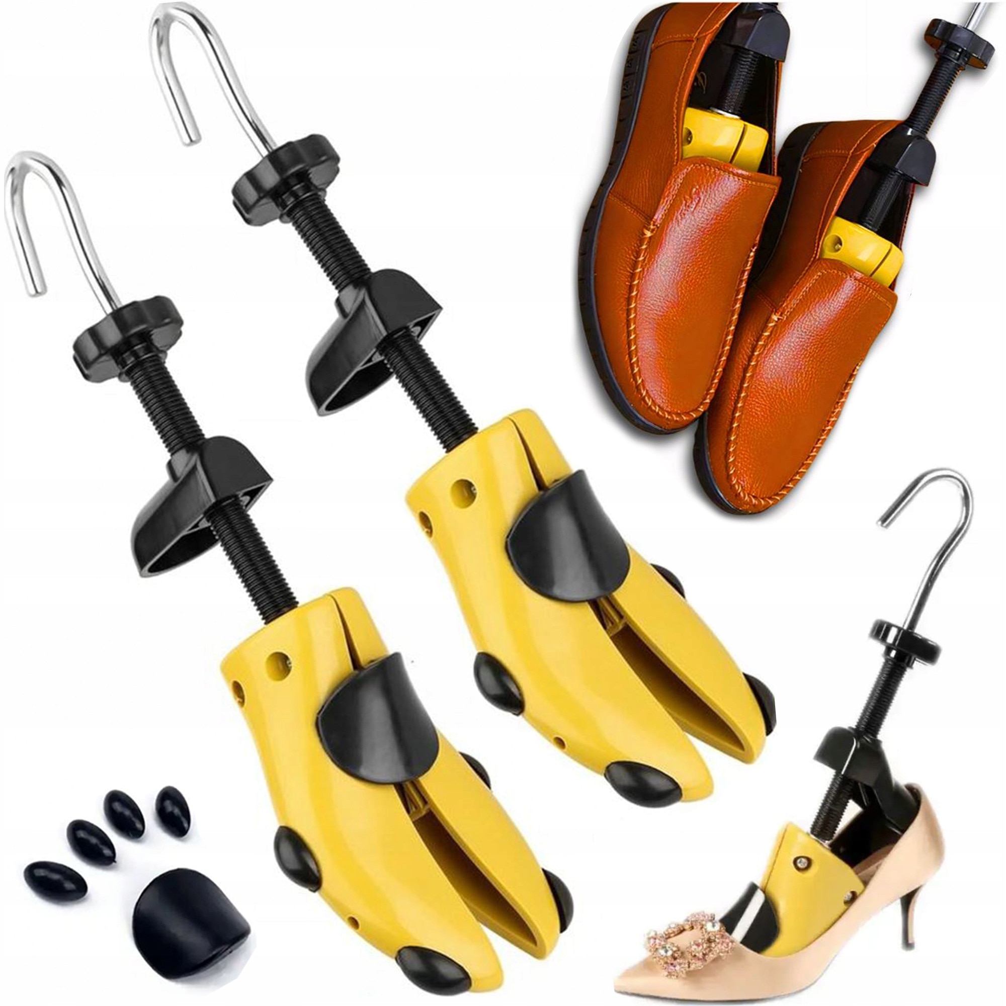 Set 2 Calapoade/Sanuri, Reglabile, Pentru Largit/Alungit Pantofi ...
