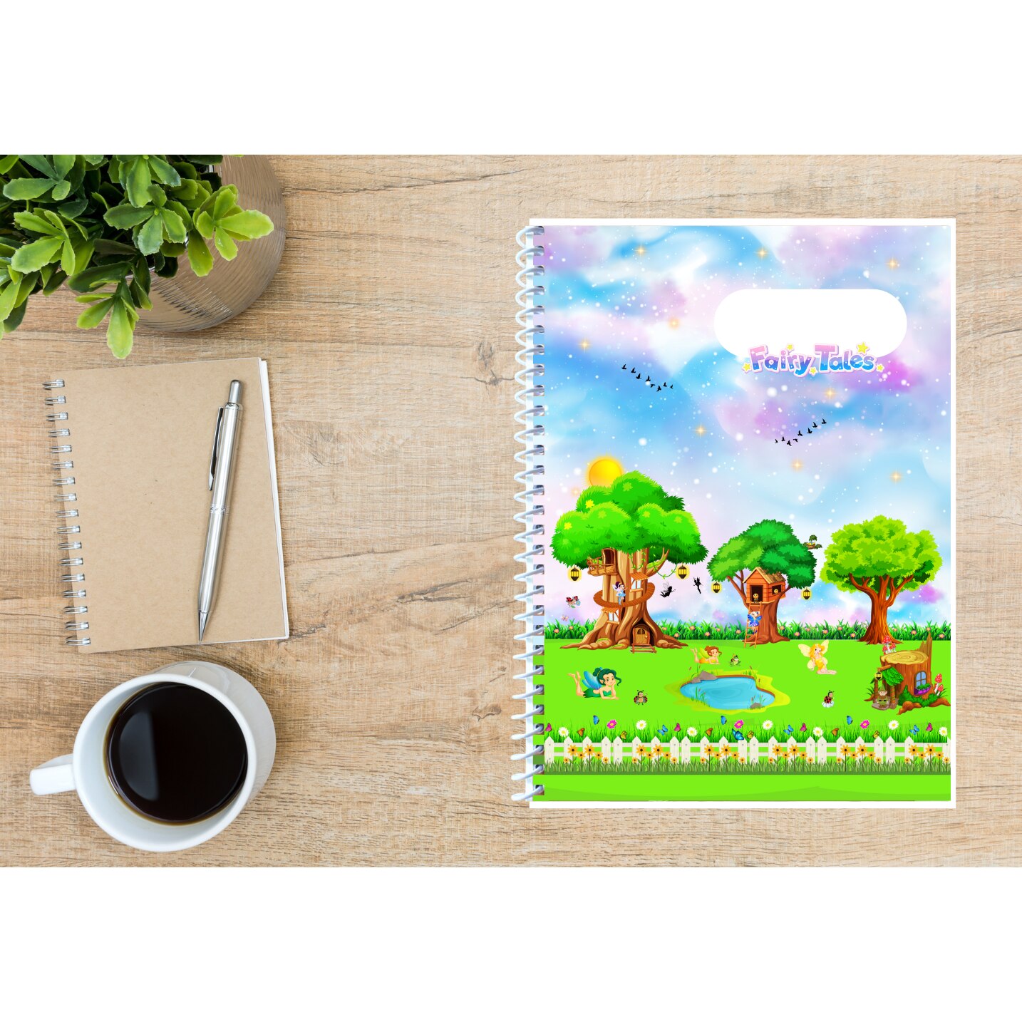 Caiet A5 (Carnetel) cu Spirala, Dictando, 100 File, Fairy - eMAG.ro