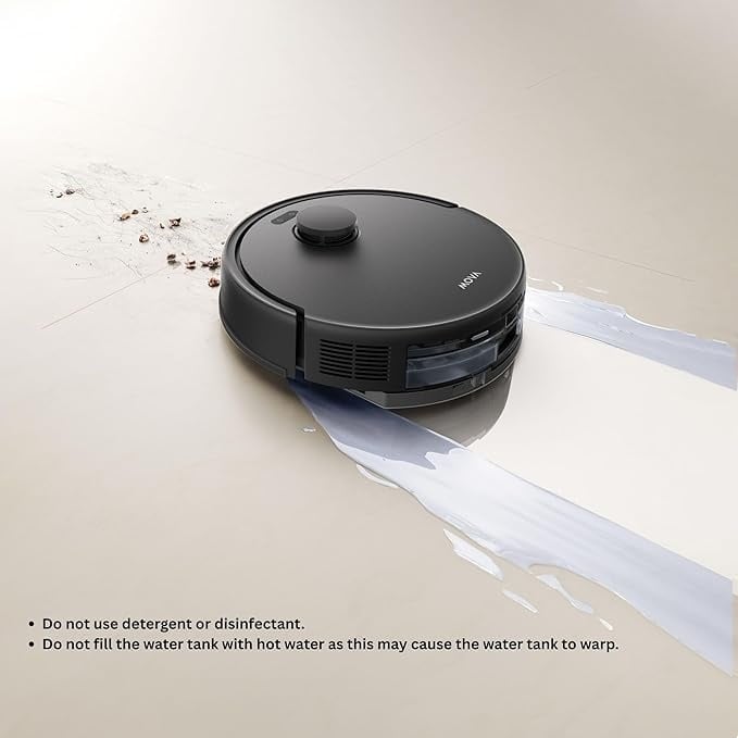 Robot aspirator cu mop MOVA E20 Plus, 5000Pa, Auto-curatare, Statie ...