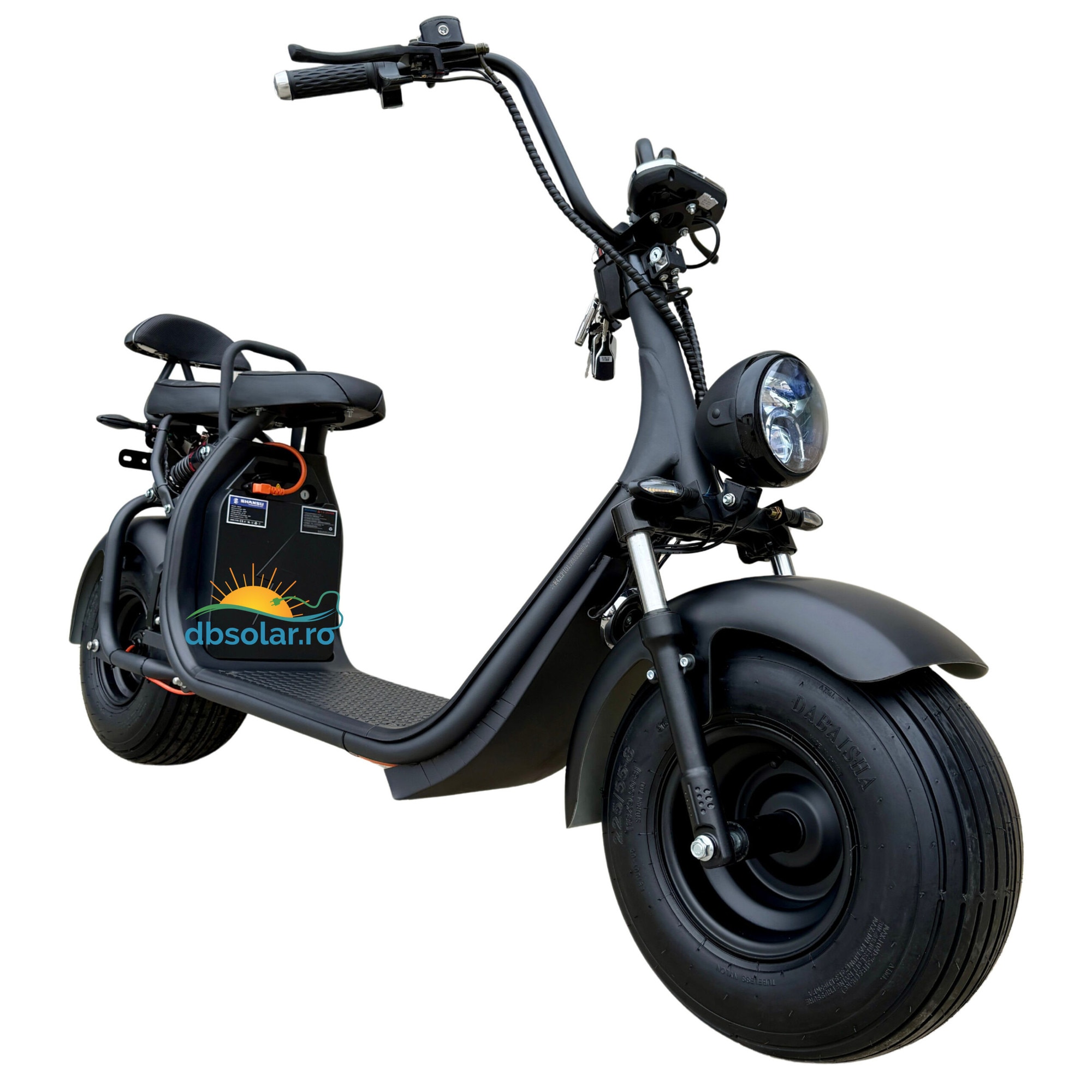 Scuter electric chopper 1500W Fara Permis CIV RAR inclus 12Ah Lithium ...