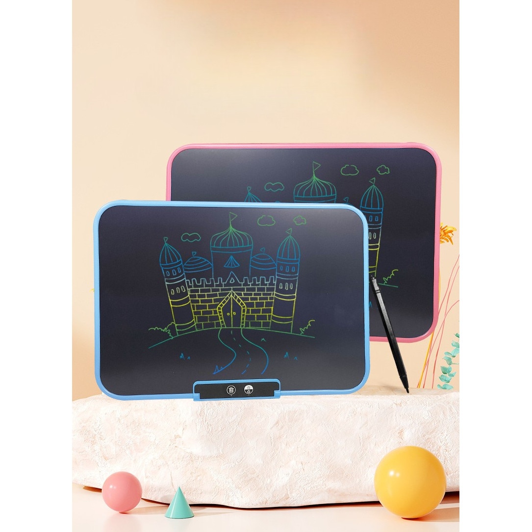 Tableta LCD Reincarcabila pentru Copii – Tabla de Scris si Desen Color ...