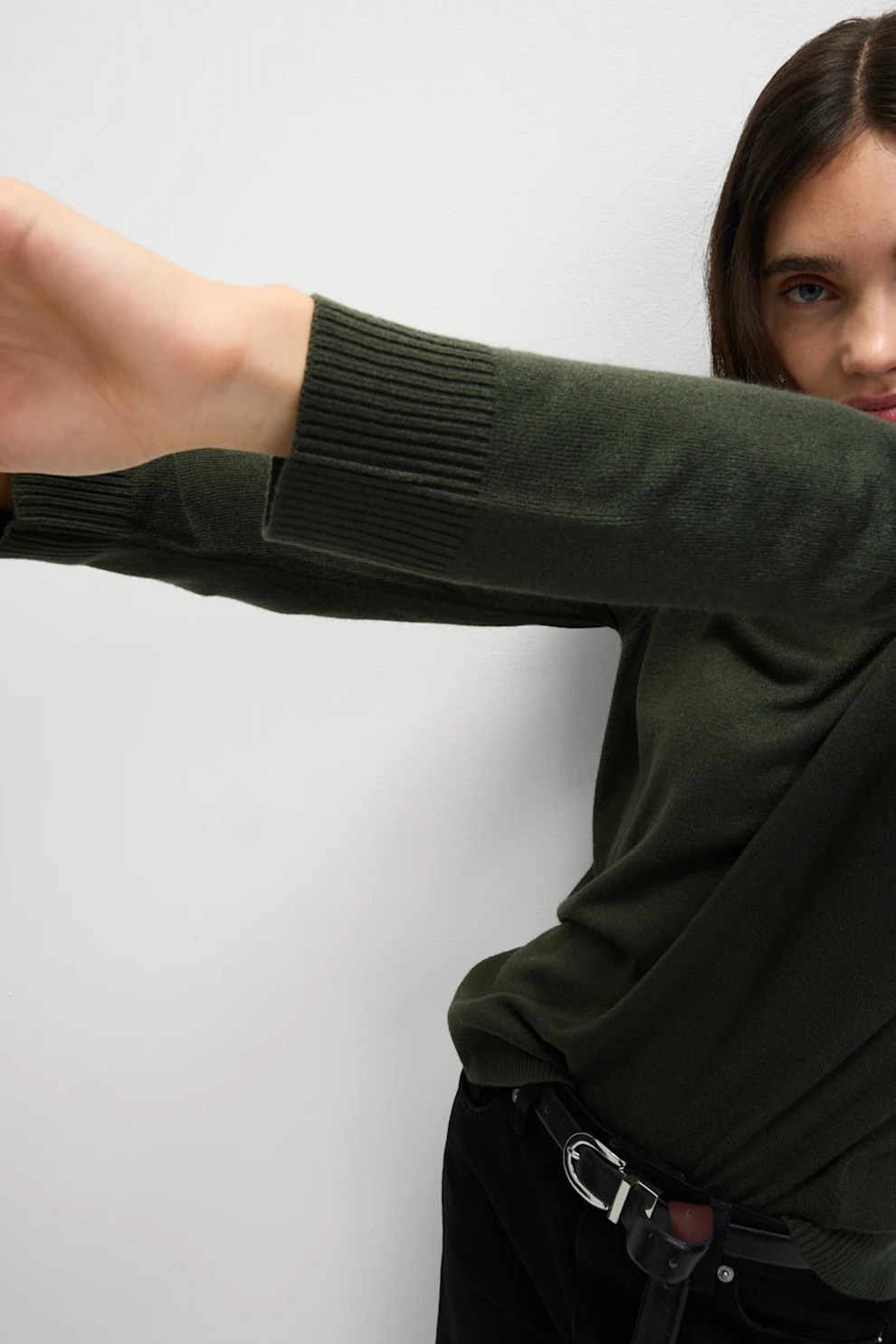 Marks & Spencer, Pulover tricotat fin cu decolteu la baza gatului ...