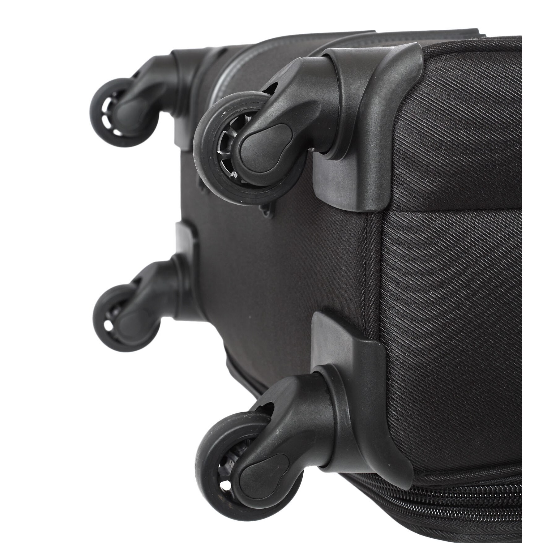 Troler Cabina DIPLOMAT 4 Roti ZC 6040 - 55 cm Negru - eMAG.ro