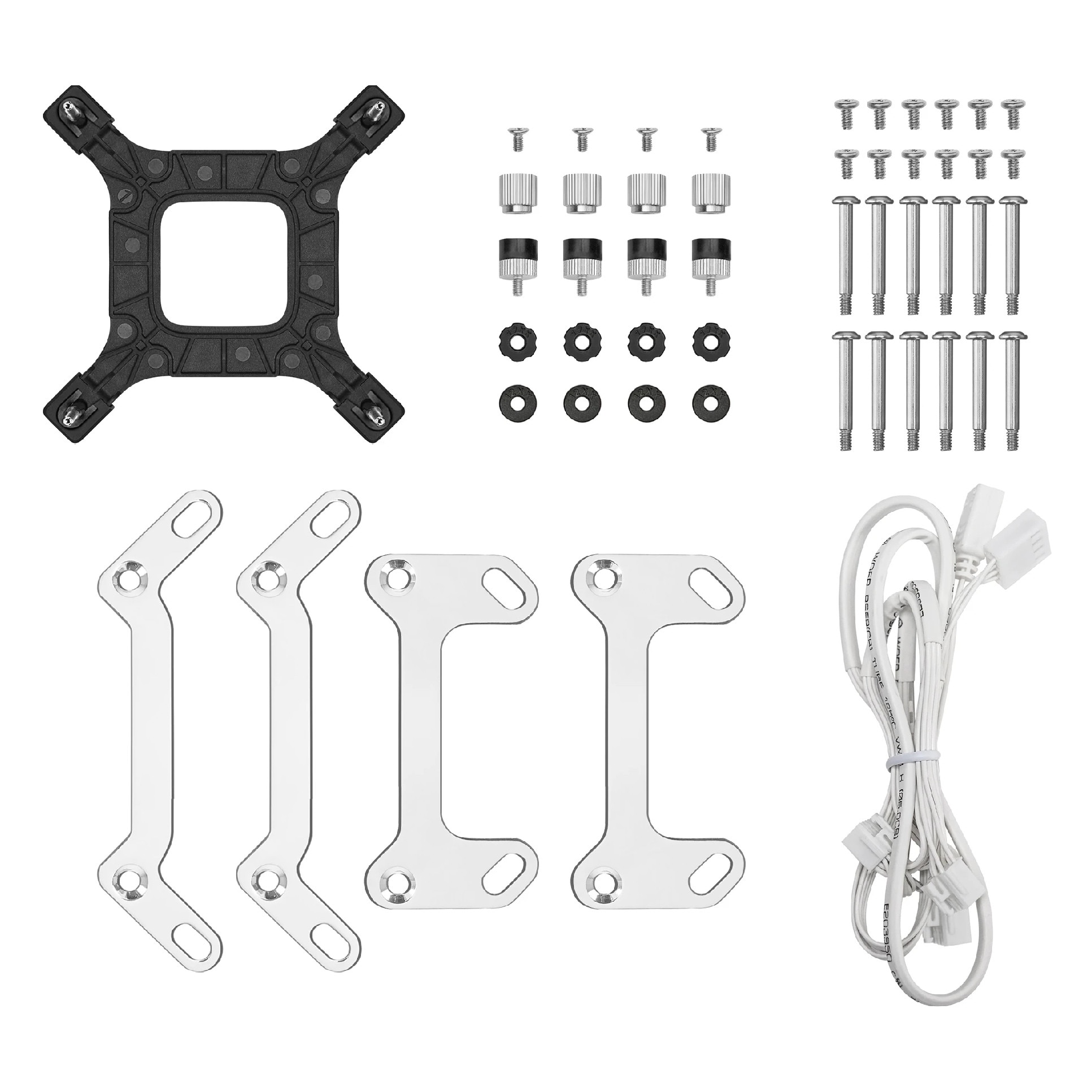 DeepCool CPU vízhűtés Water Cooling LM360 WH - 2.4 hüvelykes IPS kijelző, címezhető RGB R-LM360 ...