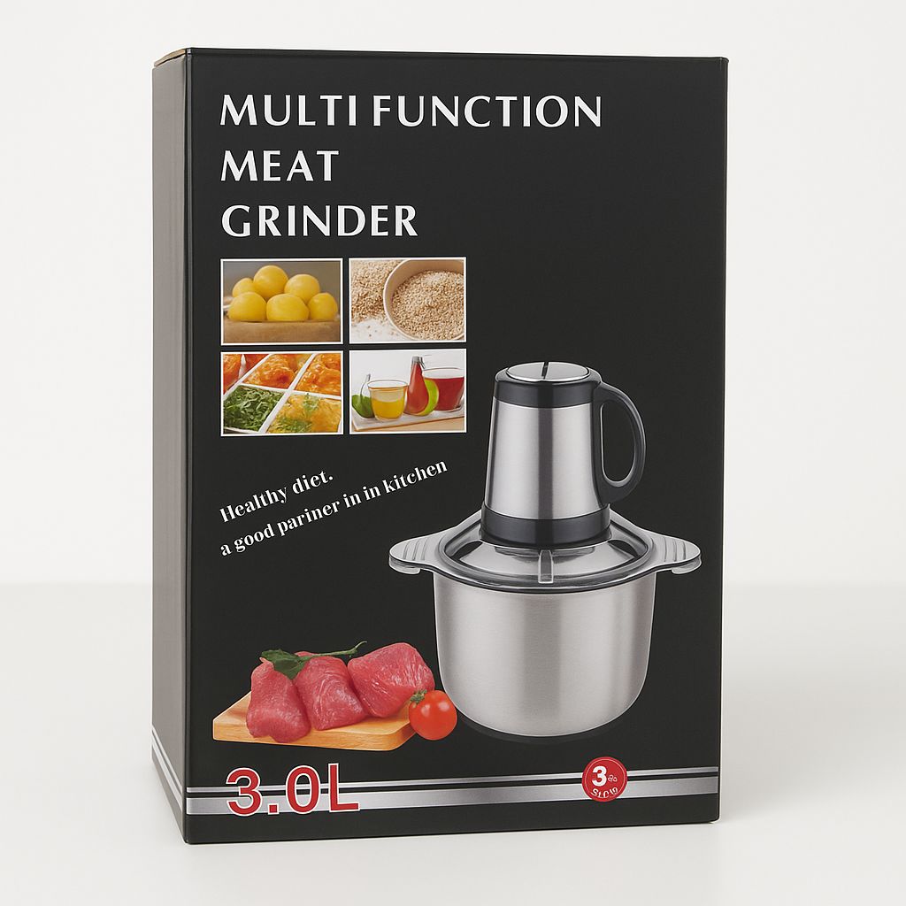 Tocator Electric Multifunctional 3L, 2 Viteze, 4 Lame din Inox, 500W ...