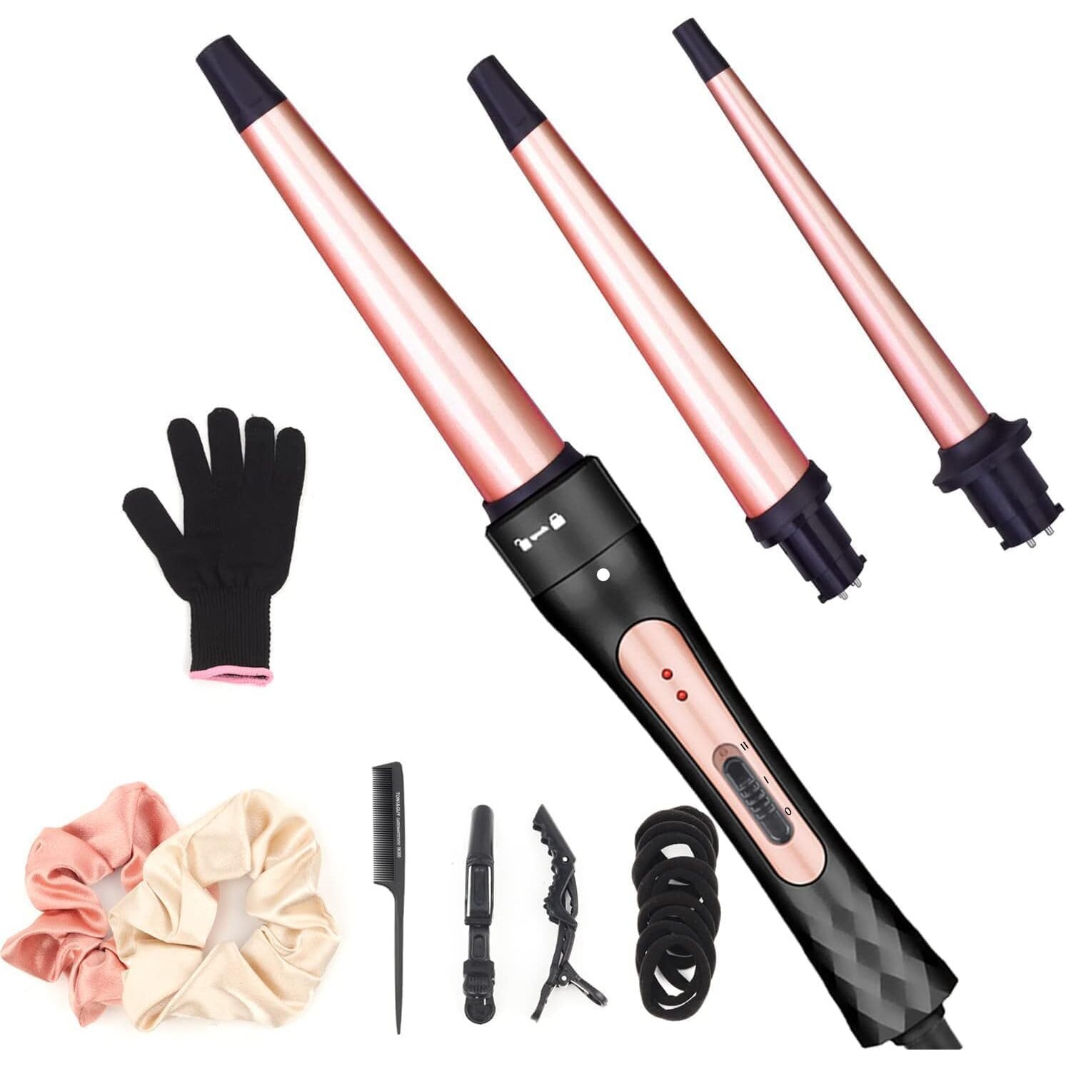 Set ondulator 3 in 1, JAETON, ceramic, încălzire rapidă - eMAG.ro