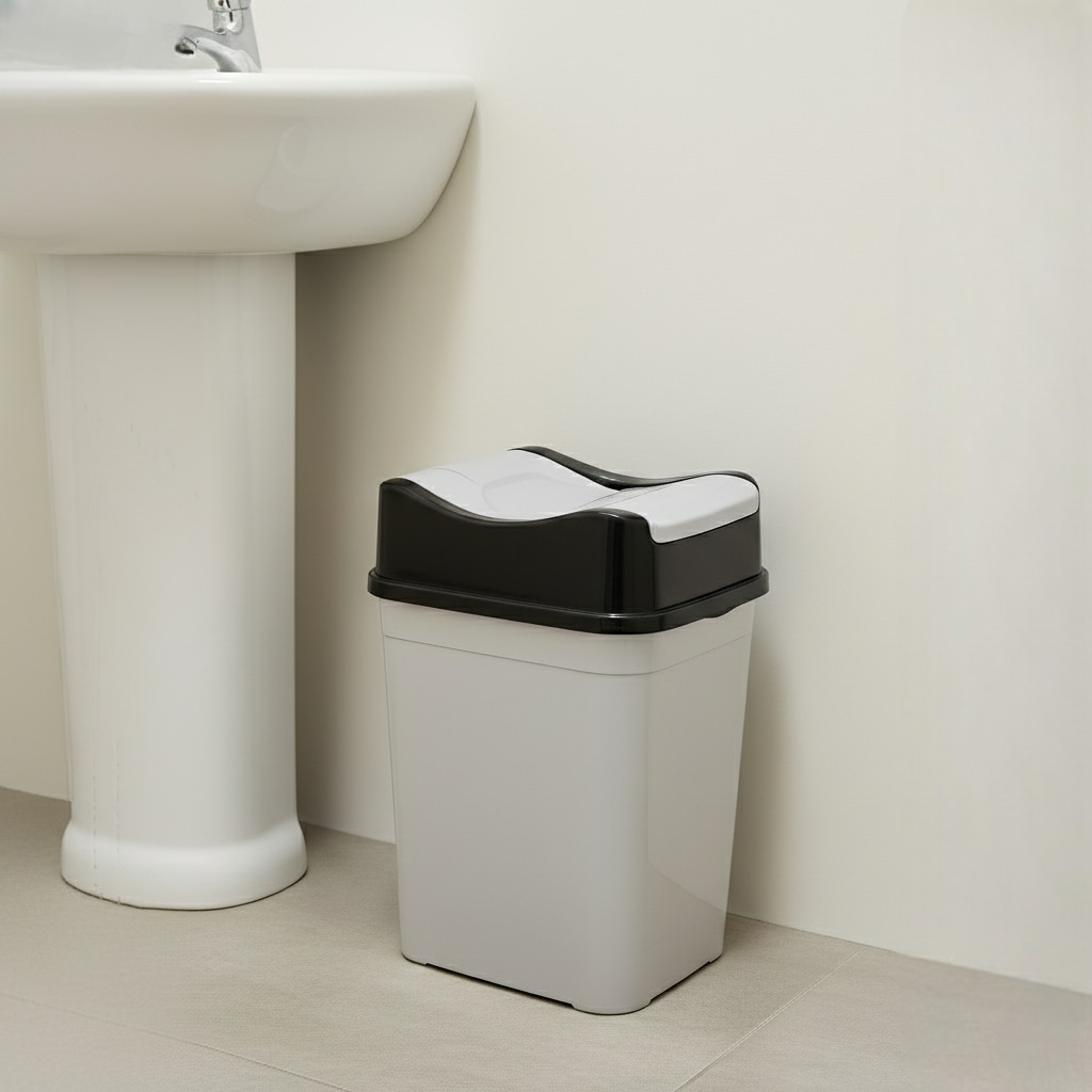Cos de gunoi 22 L, cu capac rabatabil Salestore.ro®, Cos de gunoi ...