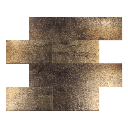Panou decorativ de perete autoadeziv din PVC, model Metal auriu - eMAG.ro