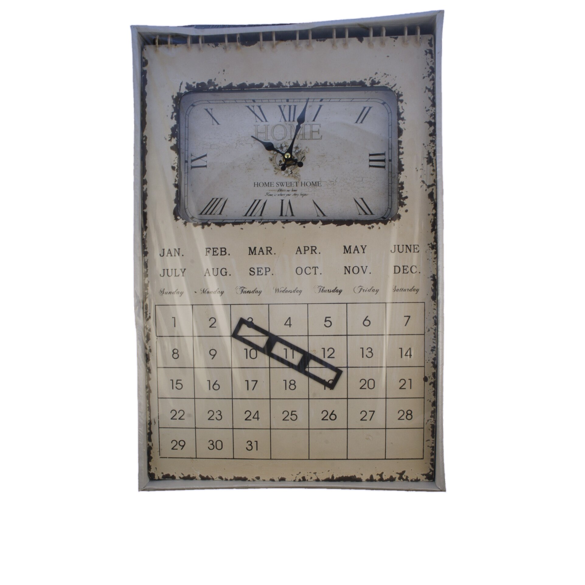 Ceas metal cu calendar - mare - eMAG.ro