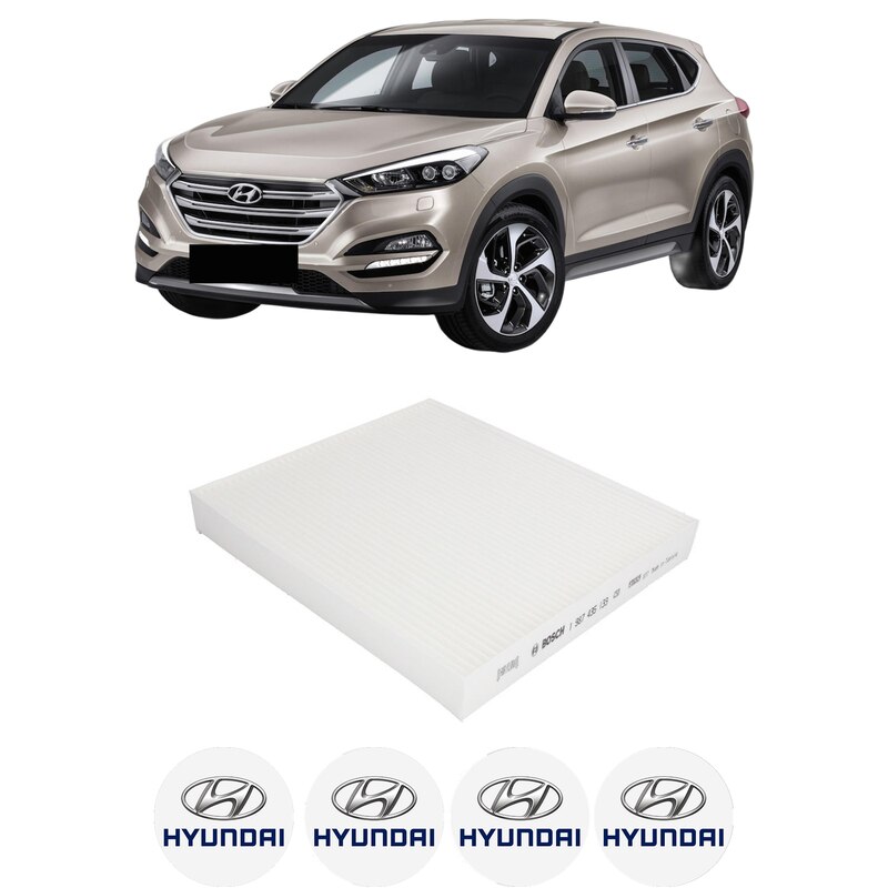 Filtru habitaclu polen HYUNDAI TUCSON SUV Van (TLE) 1.6 T-GDi din 2015 ...