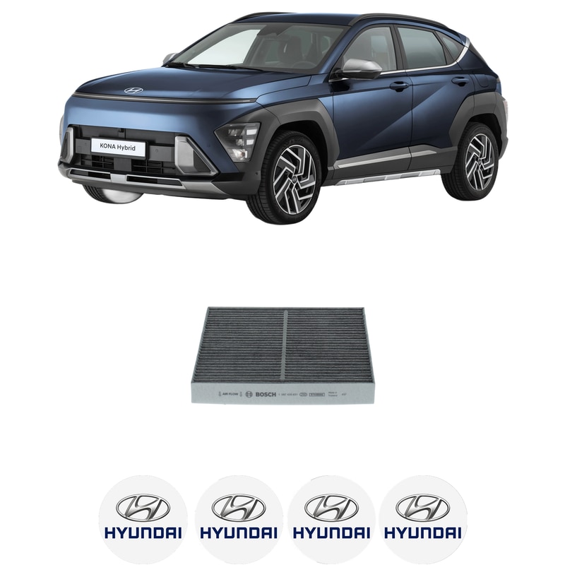 Filtru habitaclu polen Carbon HYUNDAI KONA (SX2) 1.6 T-GDi din 2024 KW ...
