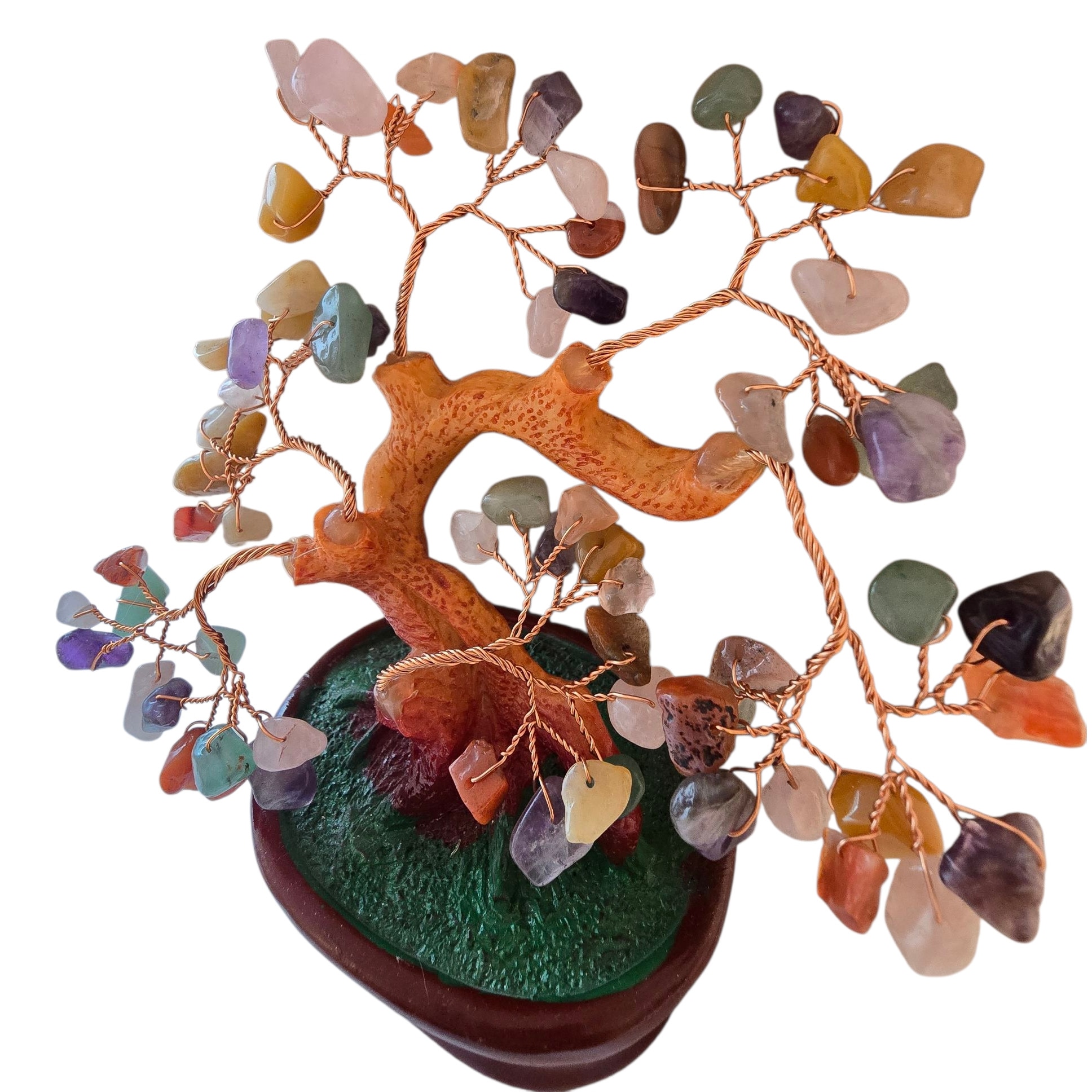Statueta copac al vietii 16 cm inaltime, decoratiune forma de pom Feng ...