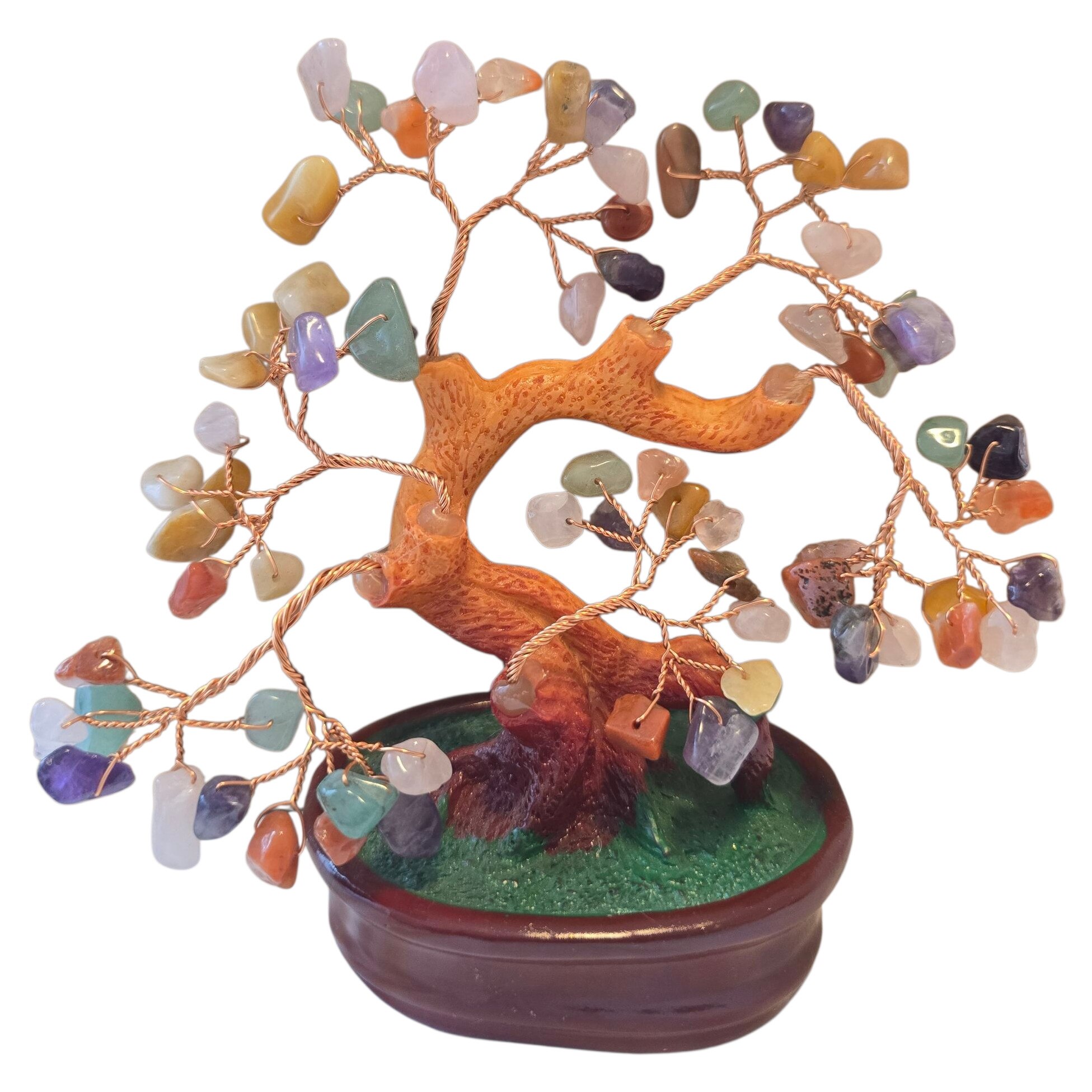 Statueta copac al vietii 16 cm inaltime, decoratiune forma de pom Feng ...