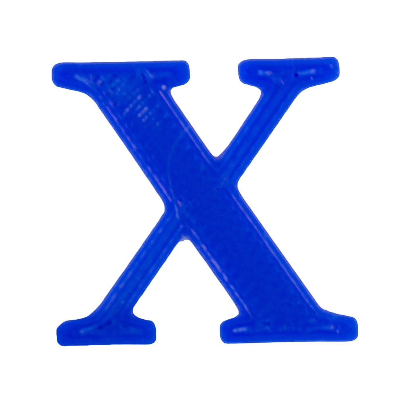 Set 10 buc, litera x, printat 3d, albastru - eMAG.ro