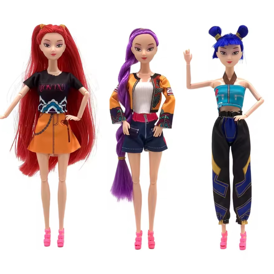 3 db K Pop démonvadász baba, 25 cm, BimBimBo - eMAG.hu