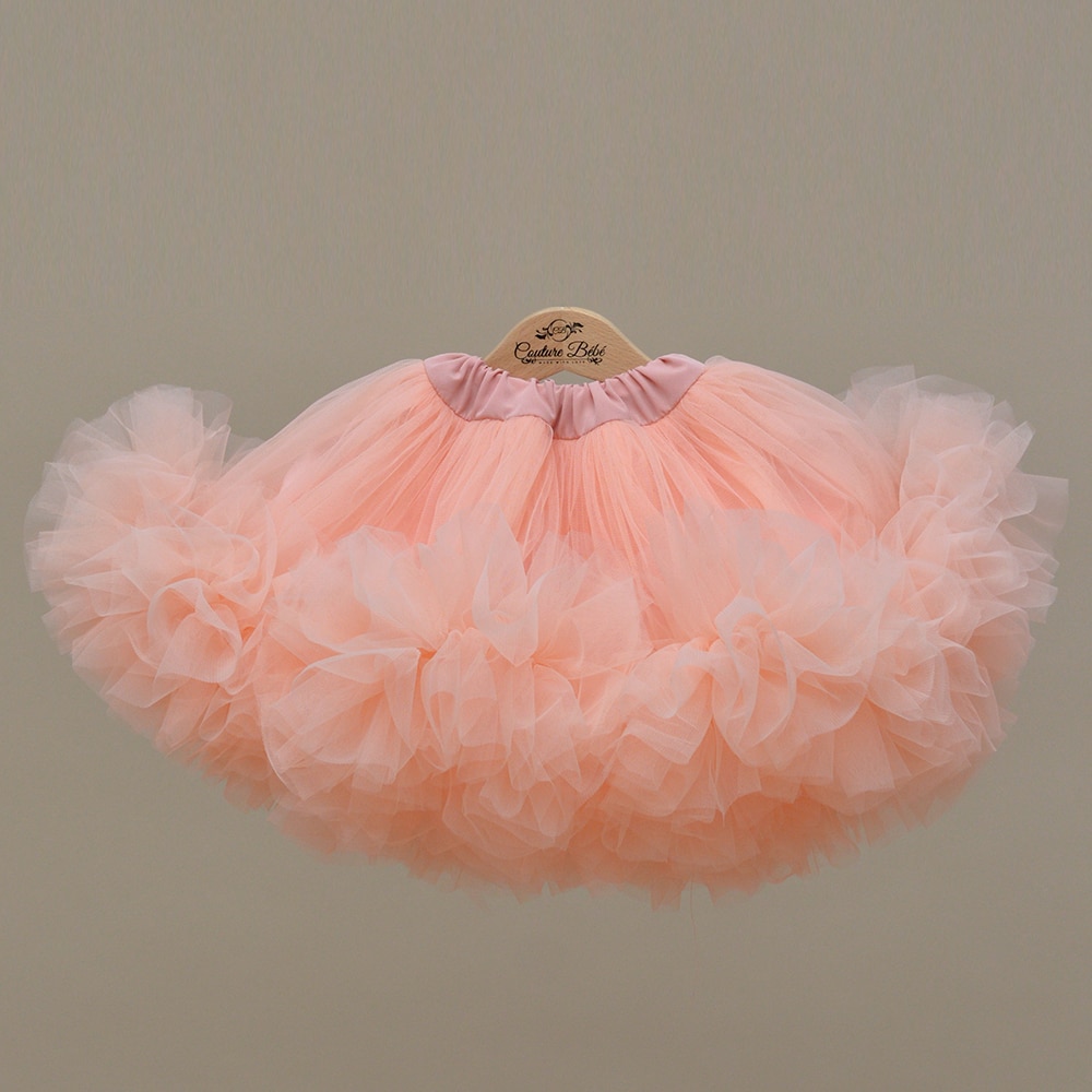 Fusta tutu Craciun roz somon, 10 ani - eMAG.ro