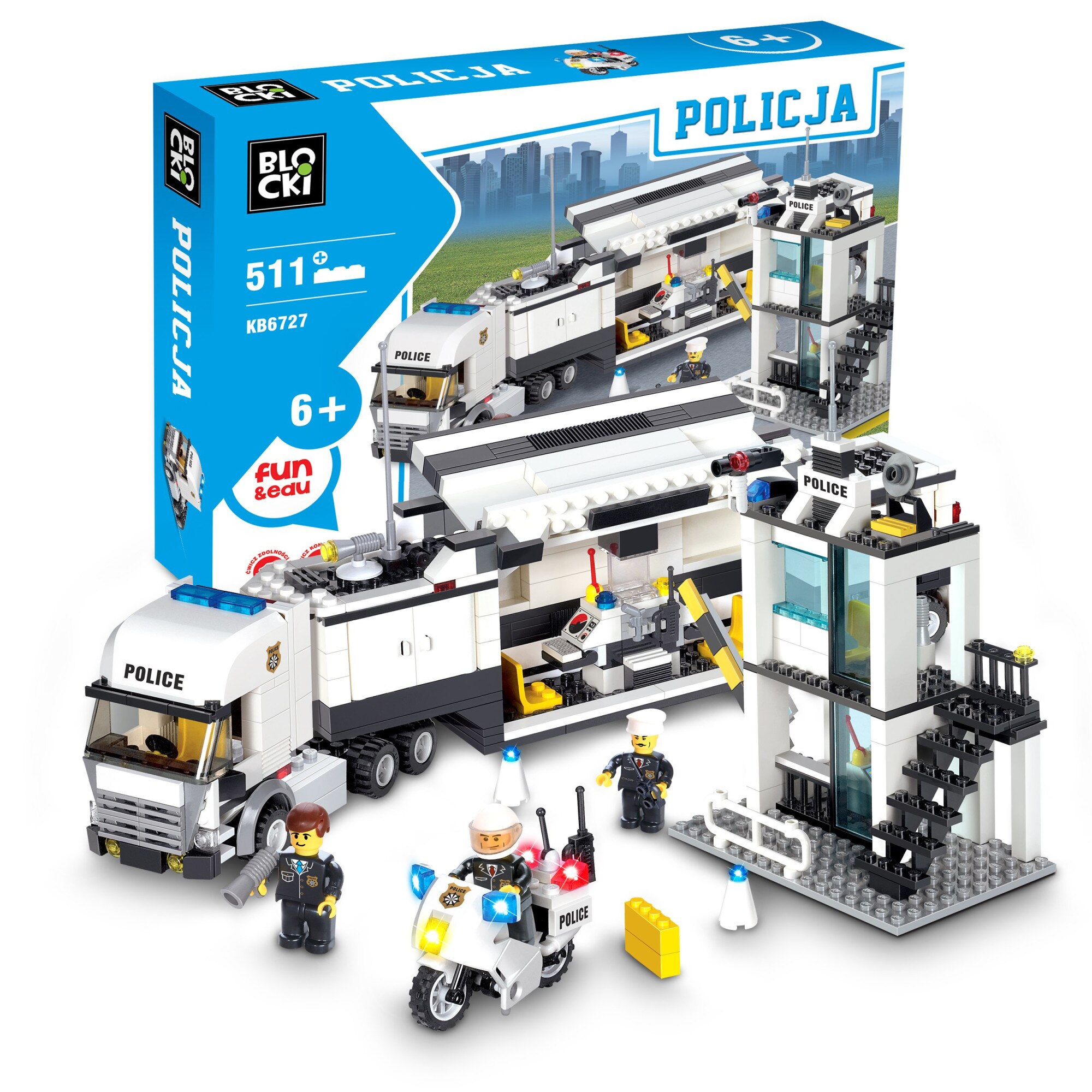 Joc Constructie Blocki - Statie Mobila Politie 511 piese - eMAG.ro