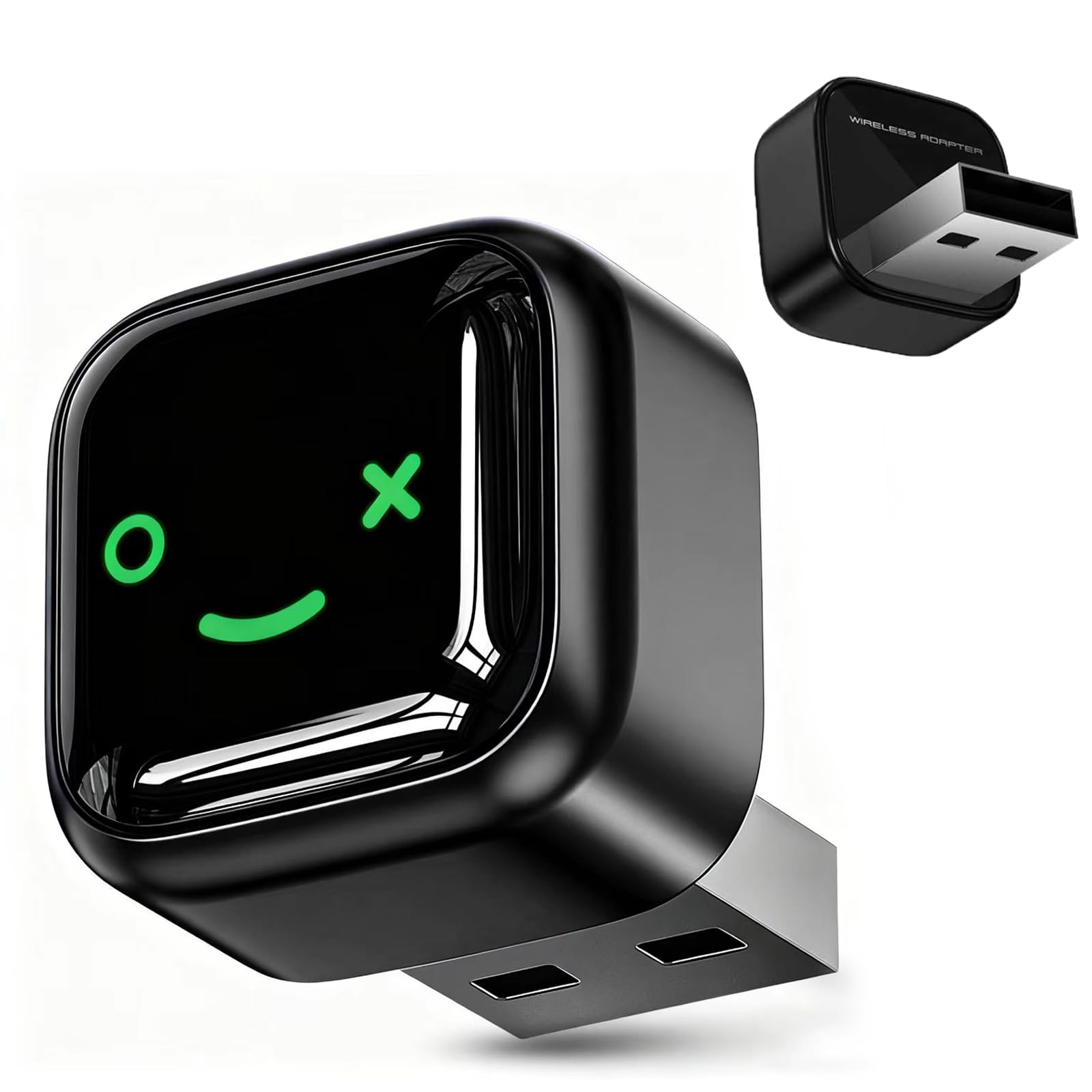 Adaptor Auto Wireless, SHIJOOE®,, Apple CarPlay, compatibil iOS/Android, Android Auto, LED， Wifi ...