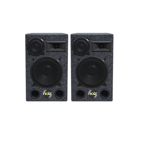 Set boxe Noiz Retro Speaker, pasive, 8 ohmi, 150W, mocheta gri ...