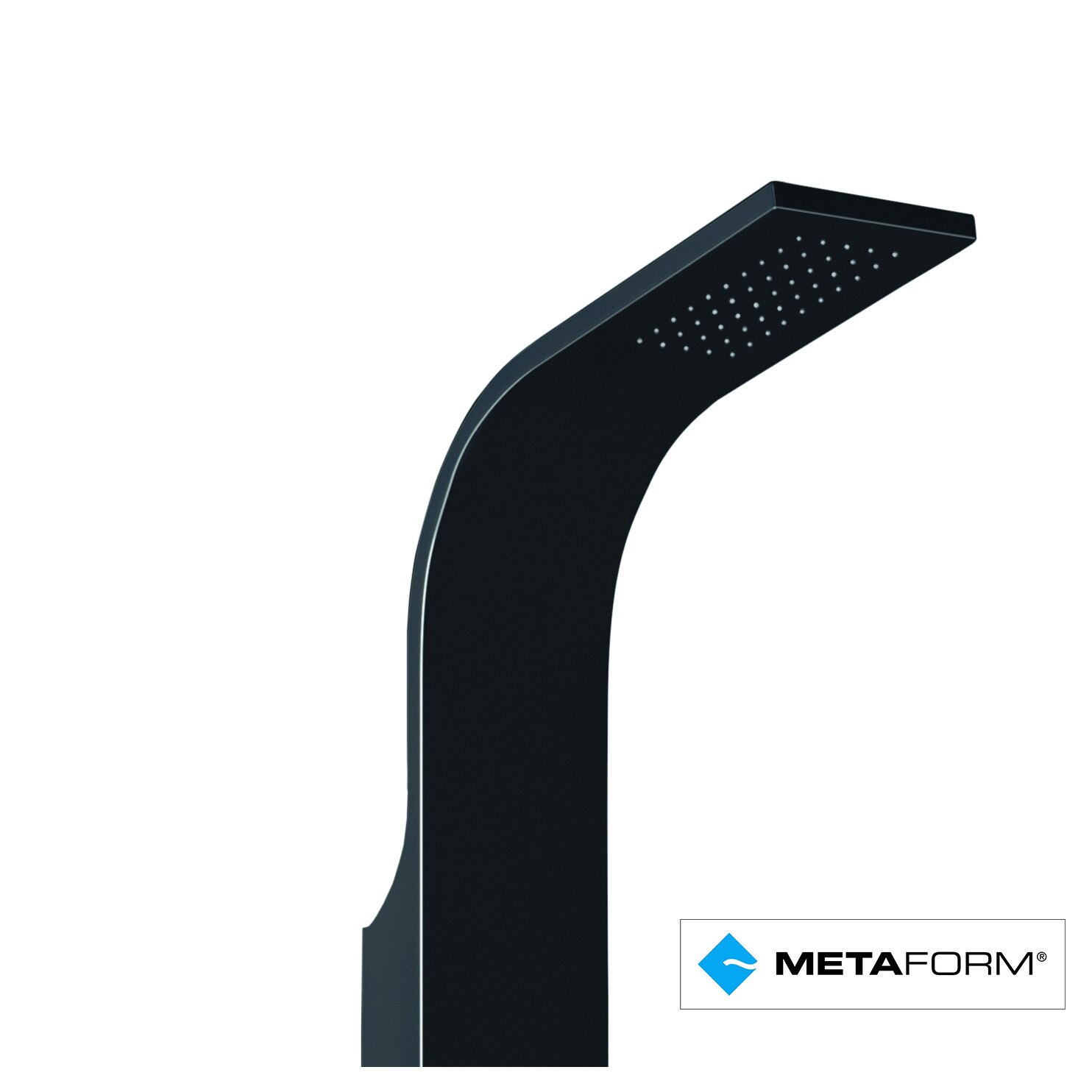 Panel dus multifunctional "DANUBIO" - METAFORM Italy, negru, cu ...
