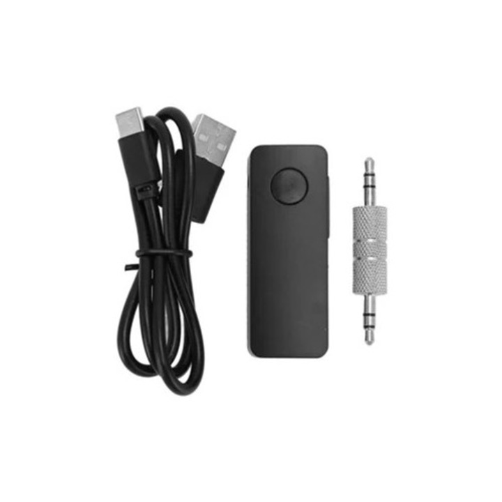 Transmitator si receptor Bluetooth 5.3, adaptor wireless cu jack 3.5mm ...