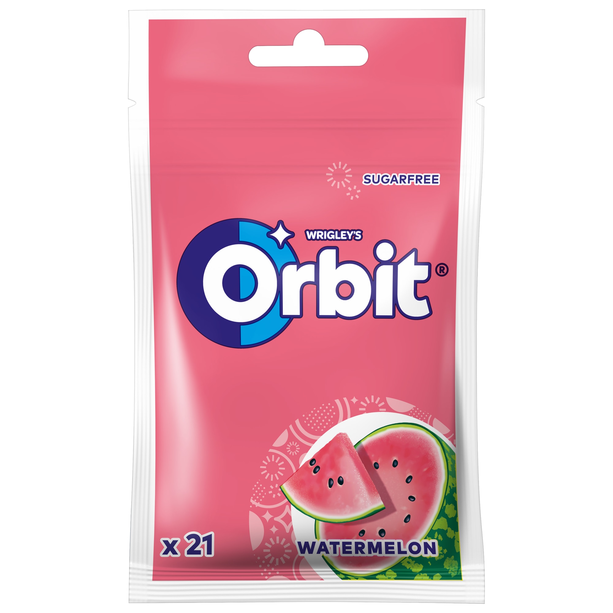 Orbit Guma de mestecat fara zahar, aroma de pepene, 29 g - eMAG.ro