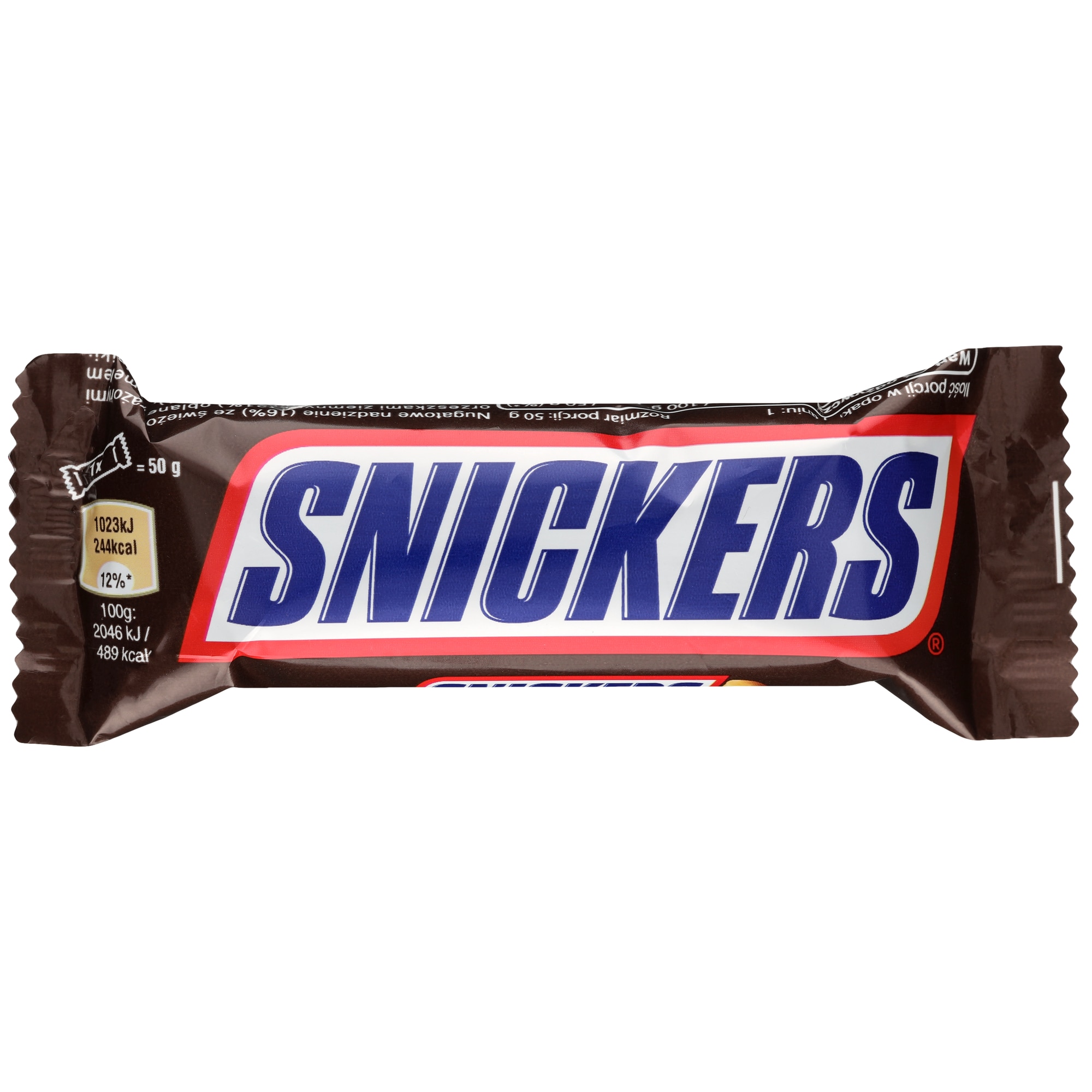 Baton Snickers cu alune, 50g, ciocolata cu lapte - eMAG.ro