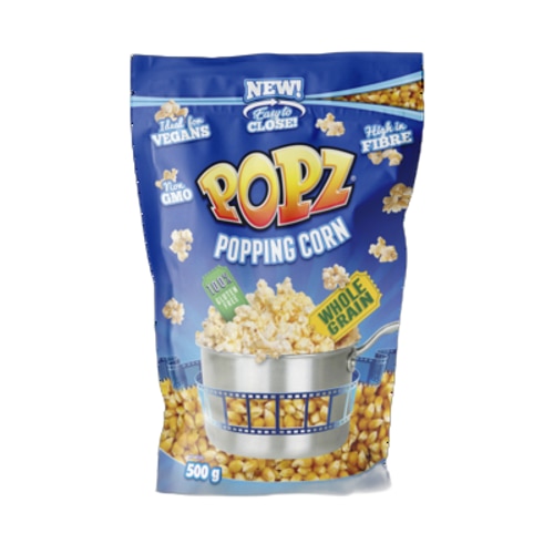 Porumb pentru popcorn, POPZ, natural, 500g, fara gluten, vegan - eMAG.ro