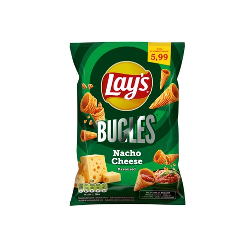Chipsuri cu gust de branza, Lay's Bugles, 75 g - eMAG.ro