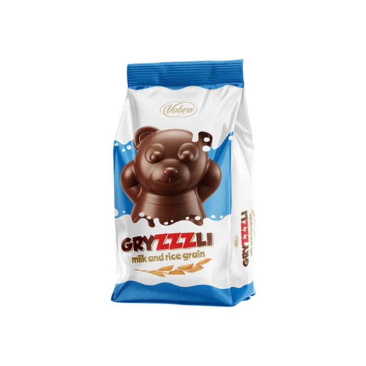 Praline Vobro Gryzzzli, cu ciocolata cu lapte, 1000g - eMAG.ro