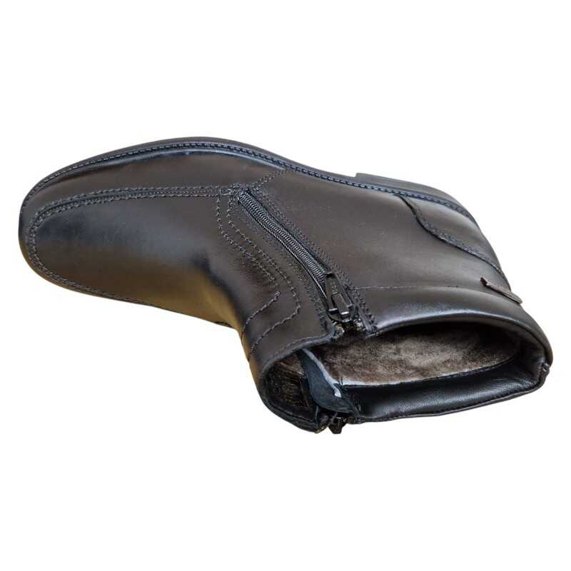 Botine pentru barbati, din piele naturala, Reflexan, cu membrana TEX ...