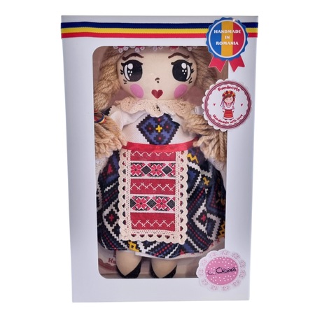 Papusa handmade traditionala romaneasca Romancuta, artizanat folcloric ...