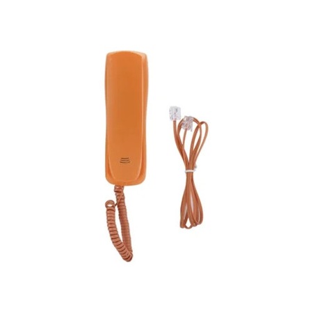 Telefon de birou portabil cu fir, portocaliu - eMAG.ro