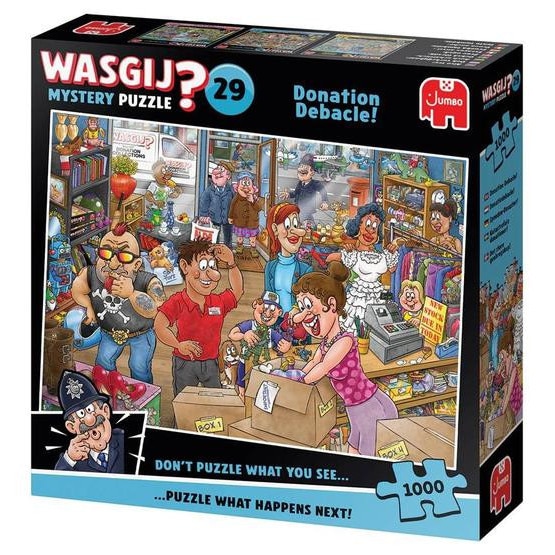 Jumbo puzzle de 1000 de piese - Wasgij Mystery 29 - Debacle la donație ...