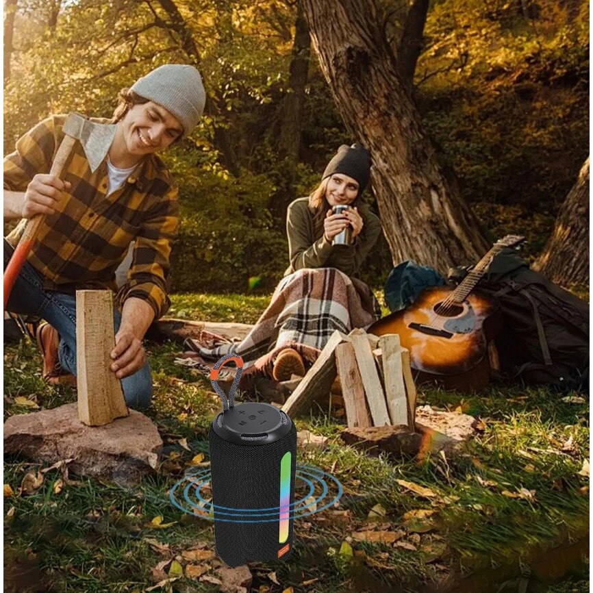 Boxa Portabila Bluetooth cu Lumina RGB, Sunet Premium, 17 cm, Playtime ...