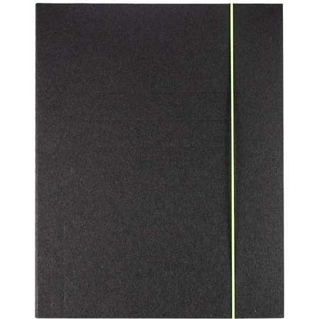 Mapa A4 GRAND, neagra, din carton 350g, rezistenta, cu elastic - eMAG.ro