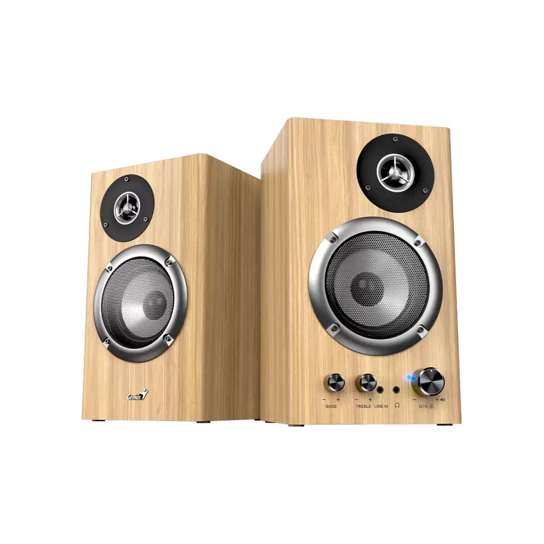 Boxe PC Genius SP-HF1812BT, 50W, Bluetooth, lemn de pin - eMAG.ro