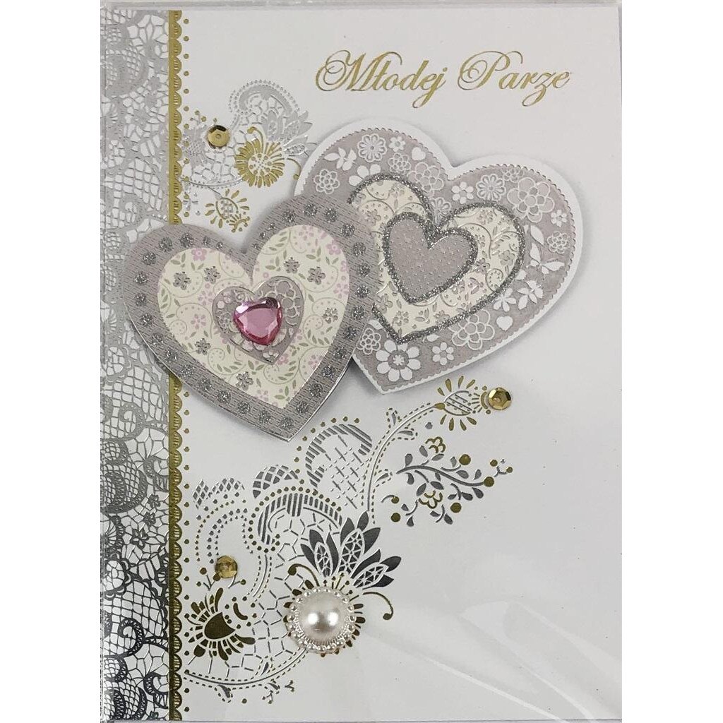 Felicitare de nunta SUPER LUX, kalpol, cu elemente 3D, multicolor, cu ...