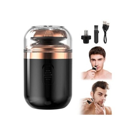 Aparat de ras electric 2 in 1, mini, trimmer pentru par din nas, USB ...