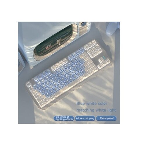 Tastatura mecanica Slowmoose TK87, 87 taste, hot swappable, cablat ...