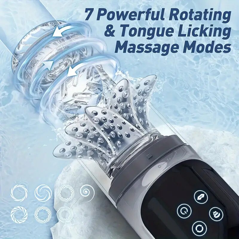 Masturbator Automatic pentru Barbati - Pompa Peniana cu 7 Moduri de ...